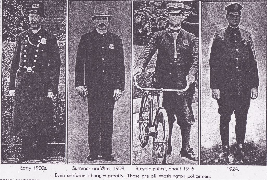 A 1924 Photo Series Showing MPD Uniform Progression - Washington, DC ...